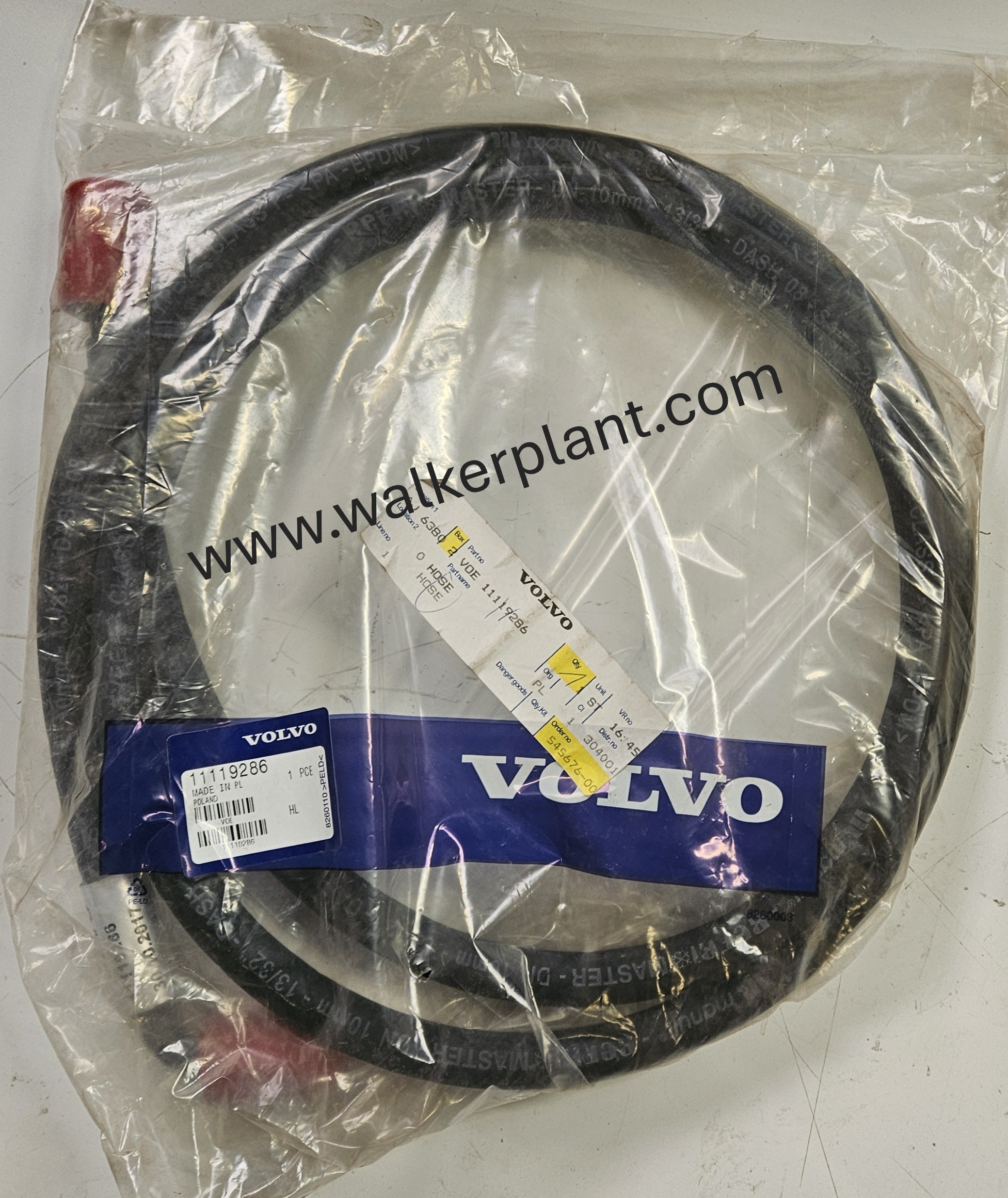 Volvo Hose - Walker Plant Services Ltd